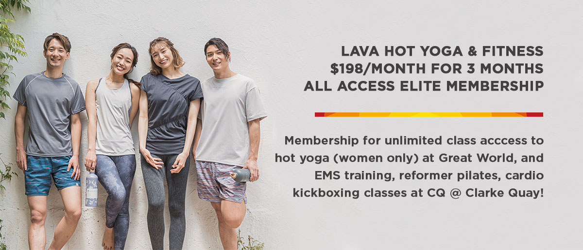 Women-Only Hot Yoga LAVA Hot Yoga & Fitness Singapore